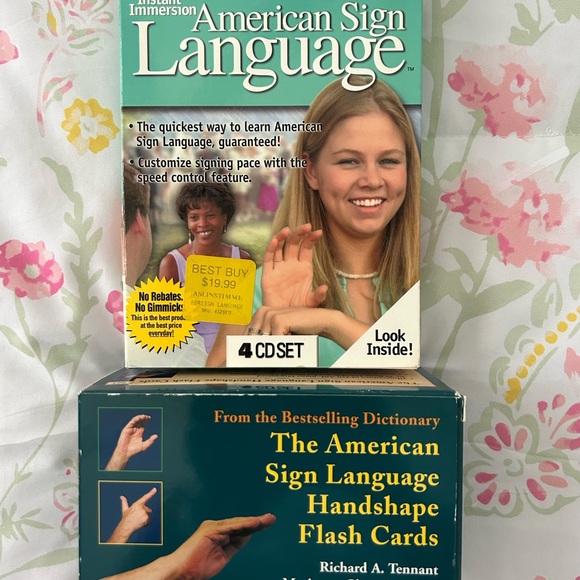 opica | Art | American Sign Language Learning Cd And Flash Card Set ...